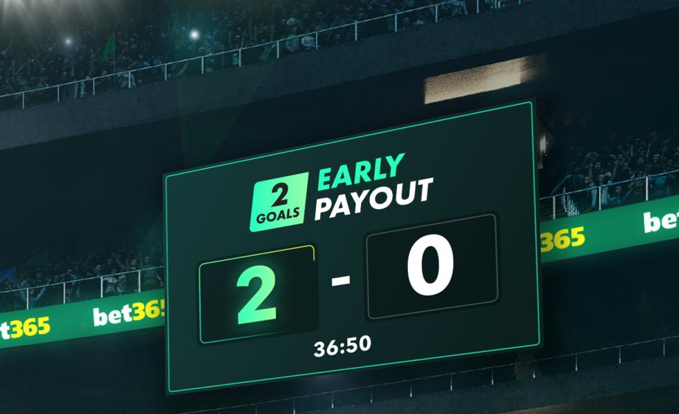 2 Goals Ahead Early Payout Offer
